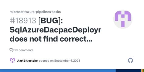 Bug Sqlazuredacpacdeploymentv1 Does Not Find Correct Sqlpackge