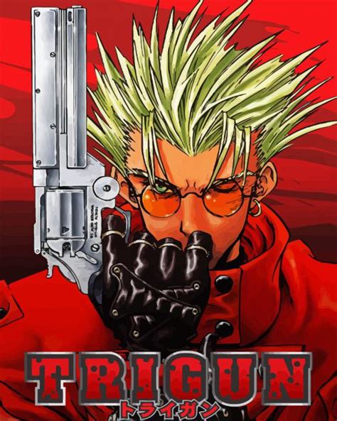 Vash The Stampede Trigun Manga Anime 5d Diamond Painting