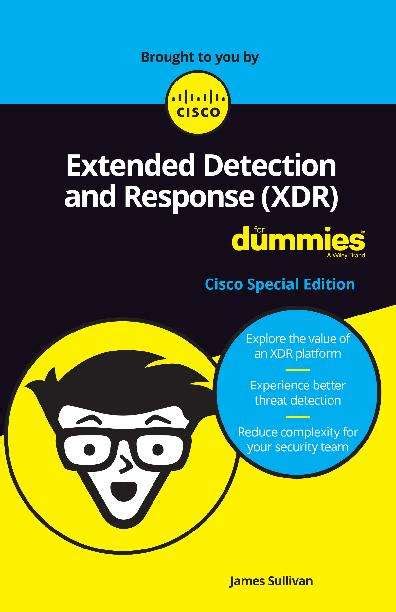 Cisco XDR For Dummies Guidebook Consiliant Technologies