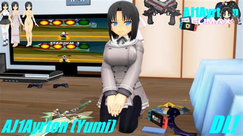 Mmd Senran Kagura Oc Aj1ayrton Yumi Dl By Ayrtonclimax2nd On