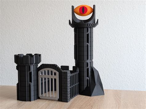 Medieval Castle Expansion Set Barad Dûr Free 3d Print Model