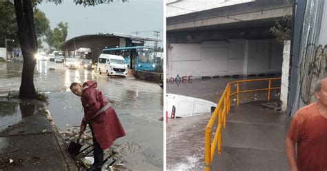Las Imágenes Que Dejó La Fuerte Lluvia En Ecatepec Estado De México