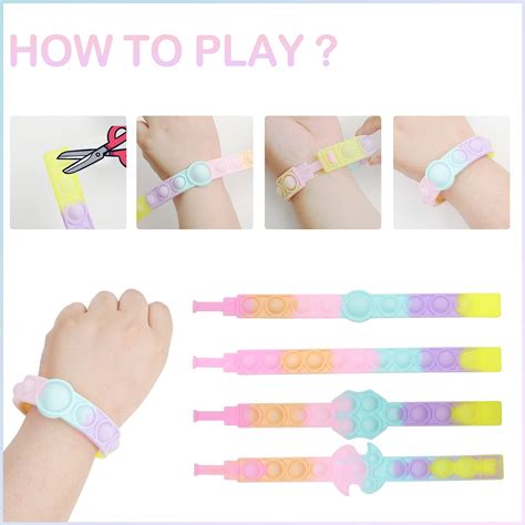 55 Pcs Fidget Toy Pack Push Popping Bubble Mini Fidgets Toys Keychain Set Tangle Fidget