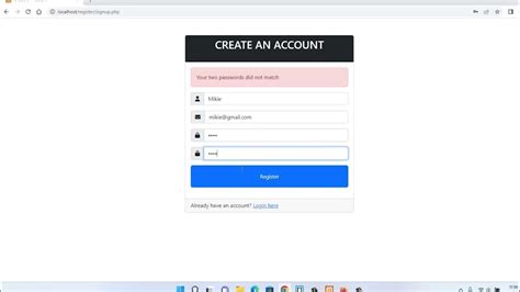 Simple Pdo Registration And Login System Intro Youtube