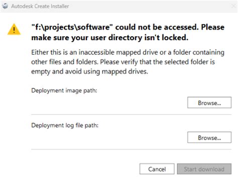 Path Could Not Be Accessed Please Make Sure Your User Directory Isn T Locked When