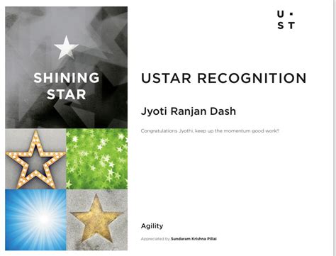 Jyoti Ranjan Dash On Linkedin Ustar Ust