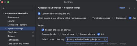 Open Move And Close Projects IntelliJ IDEA Documentation