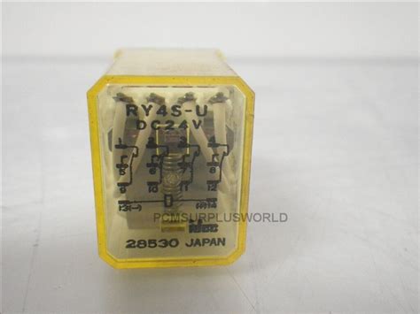 Ry4s U Idec Relay Dc24v 5a Used And Tested Pcm Surplus World
