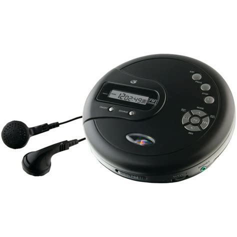 Gpx Portable Cd Player Compact Battery Operated Travel Friendly