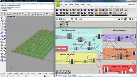 Grasshopper Folded Plate Youtube
