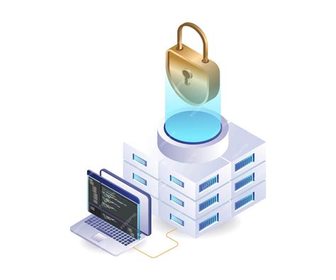 premium vector server programmer language security