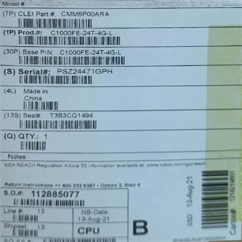 Hướng Dẫn Check Thông Tin Số Serial Number Của Cisco