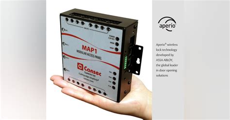 Assa Abloy Aperio™ Wireless Locks Integrated With Cansec Map1 Based Access Control Systems
