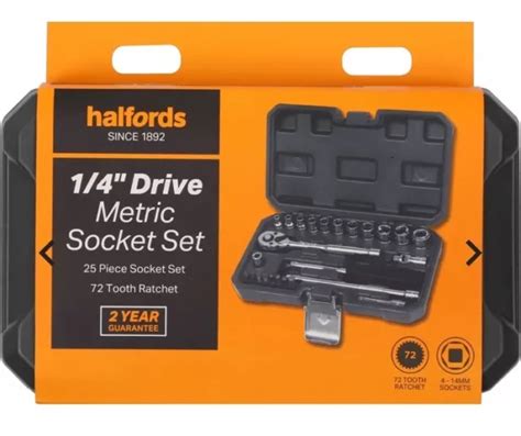 Halfords 1 4 Socket Set Zu Verkaufen Picclick De
