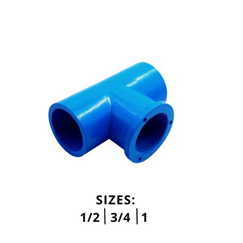 1 2 3 4 1inch Internal Threaded Tee Joint Pvc Female Thread T Connector Water Pipe Joint
