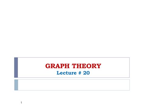 SOLUTION Discrete Maths Lecture Graph Theory Studypool