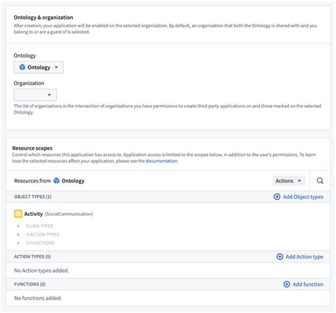Ontology Sdk • Developer Console • Create A New Developer Console Application • Palantir