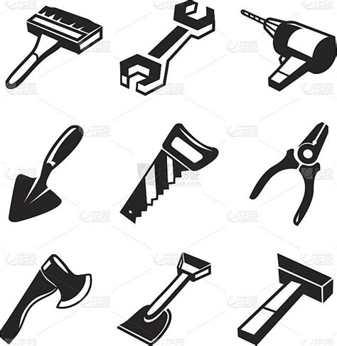 工作工具图标集