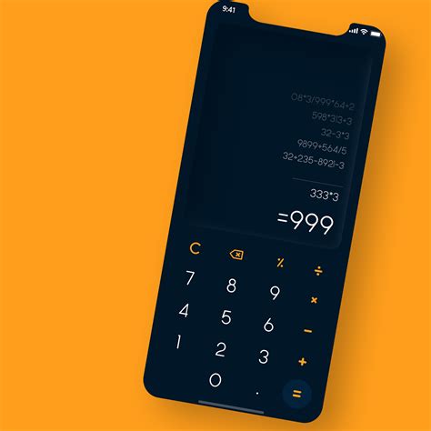 Calculator UI Design On Behance