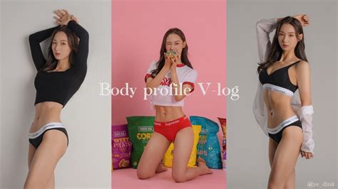 Bodyprofile Vlog 바디프로필 D 3~d1 디에스스튜디오 몸무게 62kg ️45kg 체지방률 32