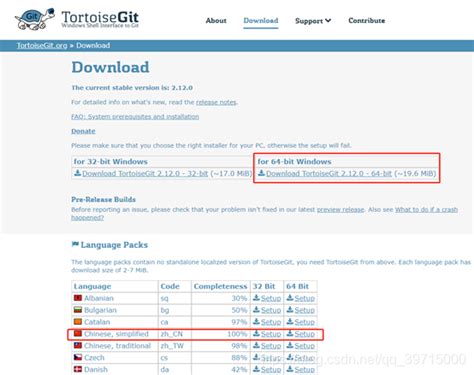 Git及tortoisegit下载安装及使用详细配置过程tortoisegit下载远程代码 Csdn博客