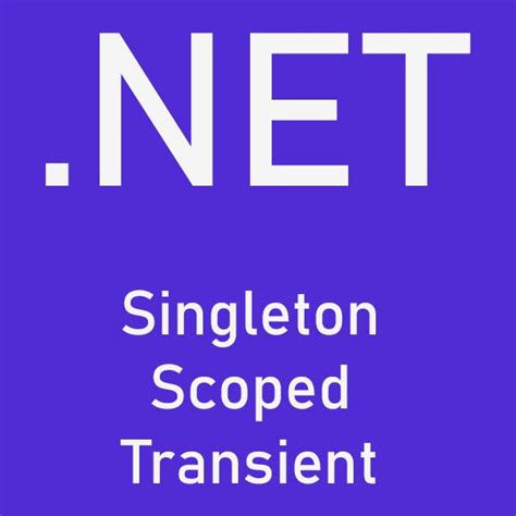 Singleton Scoped And Transient In Net Core