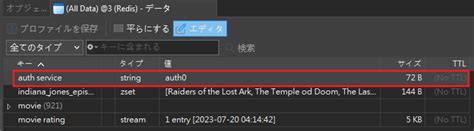 redisでのキーの操作