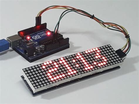 Display Matriz De Led x Max para Arduino J Arduino e Eletrônica