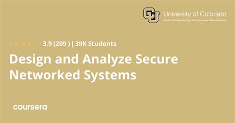 design and analyze secure networked systems coursera