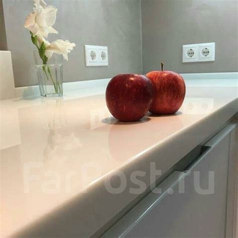 Столешница из акрилового и кварцевого камня Мебель в Хабаровске