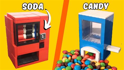 How To Make Easy Lego Vending Machines Youtube