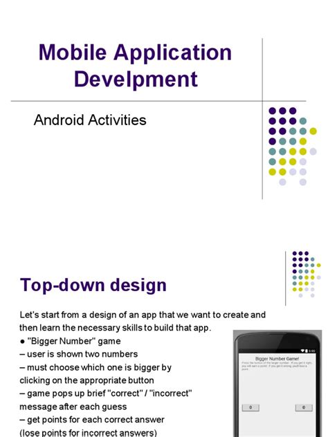 Mobile Application Develpment Android Activities Pdf Graphical