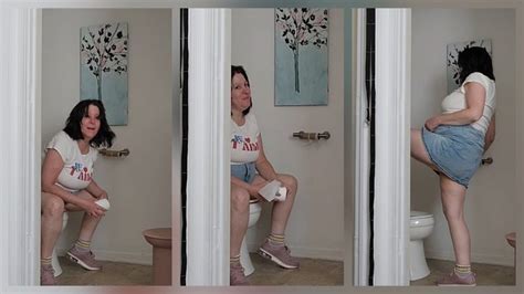 Princess Sneezy And Pissy Uses Her Bathroom Toilet Throne The