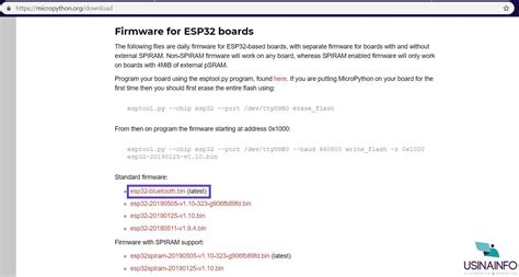 Micropython Esp32 Parte 1 Blog Usinainfo