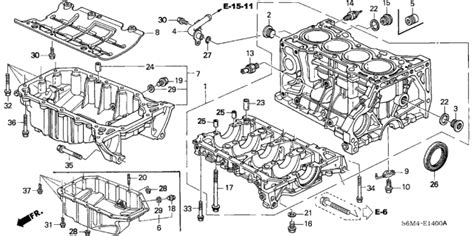 Cylinder Block Oil Pan 2002 Acura Rsx 3 Door Type S Ka 6mt