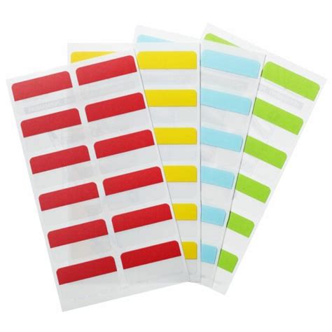 Independent Office Solutions 3l Index Tabs 40mm Assorted Cols Pack 48