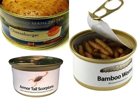 Grasshoppers Alligator Bread And Corn Fungus The Craziest Canned