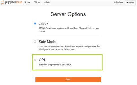 Jasmin Help Site The Jasmin Notebooks Service With Gpus Enabled