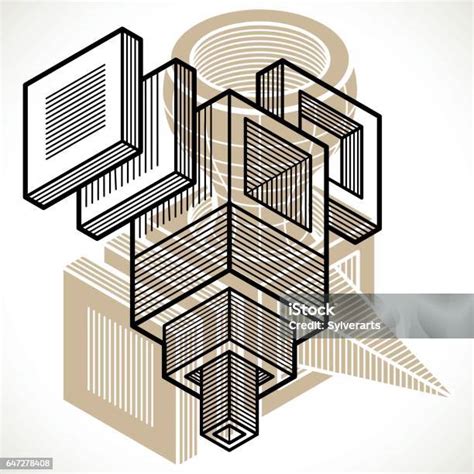 추상 벡터 기하학적 형태 3d 다각형 형상 0명에 대한 스톡 벡터 아트 및 기타 이미지 0명 3차원 형태 개념 기호 Istock