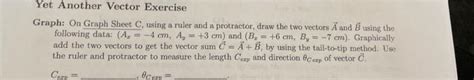 Solved Yet Another Vector Exercise Graph On Graph Sheet C Chegg