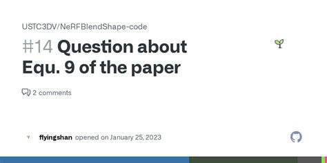 question about equ 9 of the paper · issue 14 · ustc3dv nerfblendshape