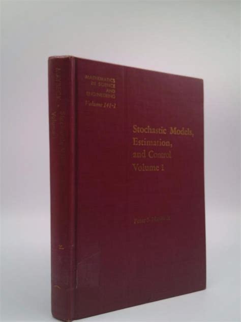 Stochastic Models Estimation And Control By Peter S Maybeck Etsy