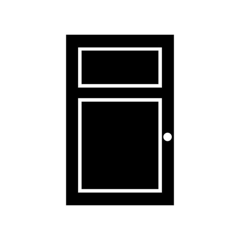 A Black And White Illustration Of A Door 56872874 Vector Art At Vecteezy