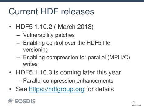 hierarchical data format hdf status update ppt download
