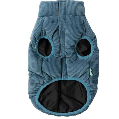 Fuzzyard Mosman Corduroy Puffer Jacket Washed Blue Love My Hound
