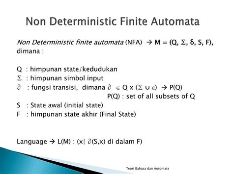 Ppt Teori Bahasa Dan Automata Powerpoint Presentation Free Download