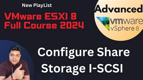 How To Configure Vsphere Share Storage Configure I Scsi And Nfs Step By Step Guide Youtube