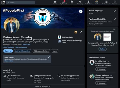 Karteek Kamsu Chowdary On Linkedin 10kfollowers Gratitude Community