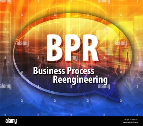 Word Speech Bubble Illustration Of Business Acronym Term BPR Business