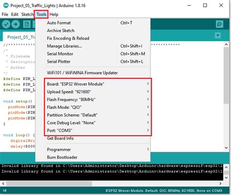 Arduino Tutorial — Esp32 Learning Kit Documentation